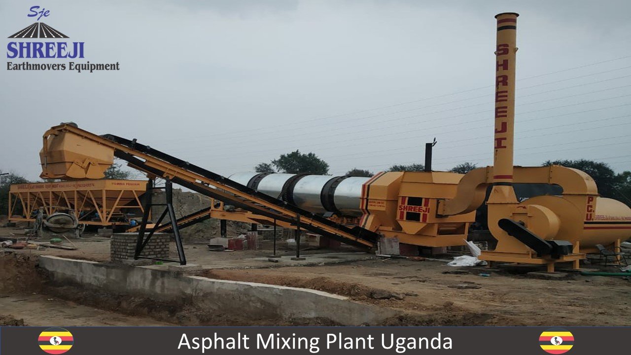 Asphalt Mixing Plant in Uganda - SHREEJI EARTHMOVERS EQUIPMENT
